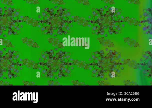 Motion footage background with colorful elements. Flowers. Vintage ...