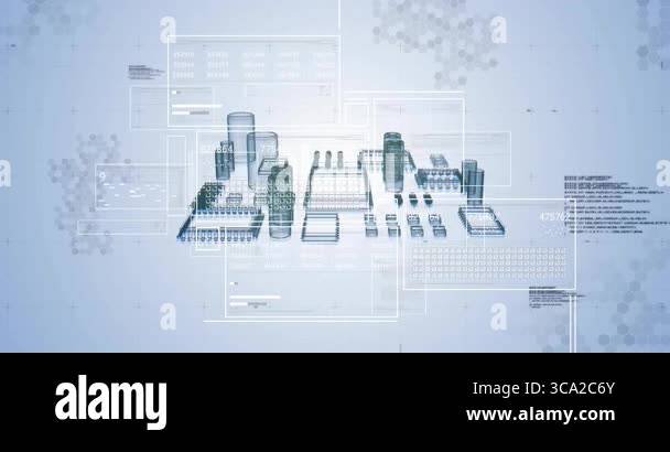 Highlight sweeping onto tall cylinder starting extruding and skyline ...