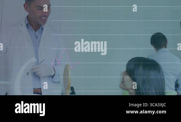 Male doctor consulting female patient in medical clinic, showing ...