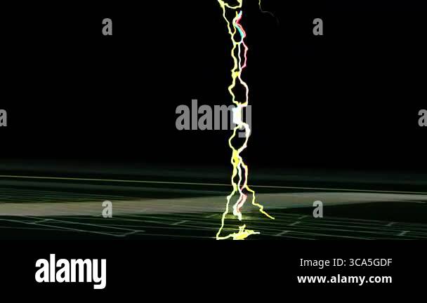 4K Electric Looping Energy Background Motion Graphics. High quality 4k footage Stock Video ...
