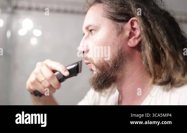 Man dreadlocks trimming beard Stock Videos & Footage - HD and 4K Video ...
