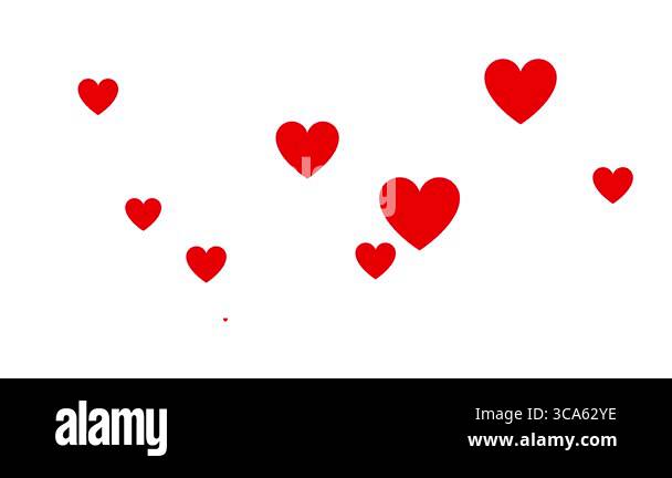 love flying icon. love icon looping animation with hearts celebration ...