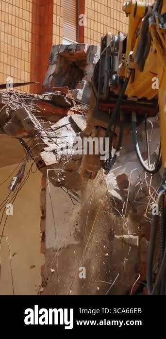 Demolition site mechanical excavator Stock Videos & Footage - HD and 4K ...