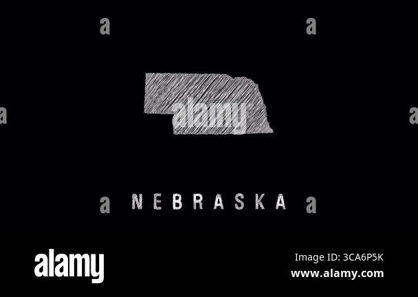Sketch nebraska map Stock Videos & Footage - HD and 4K Video Clips - Alamy