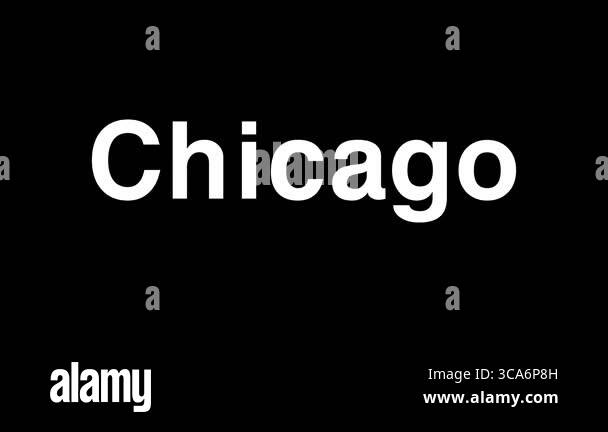 Chicago bold font Stock Videos & Footage - HD and 4K Video Clips - Alamy