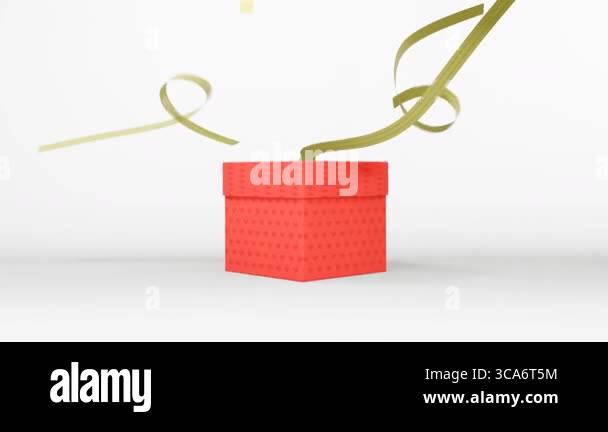 3 d illustration. a white box with a red text. the concept of business ...
