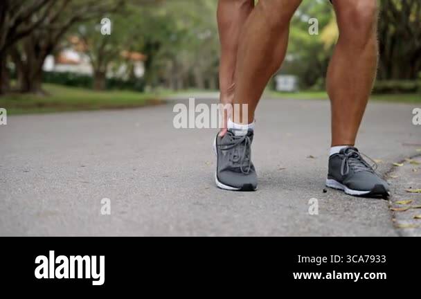 Man runner ankle sprain sprained Stock Videos & Footage - HD and 4K ...