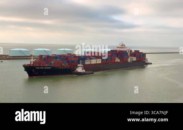Container ship operated cma Stock Videos & Footage - HD and 4K Video ...