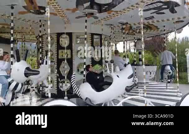 WATTENS, AUSTRIA - OCTOBER 14, 2023: A playful and artistic close-up of ...