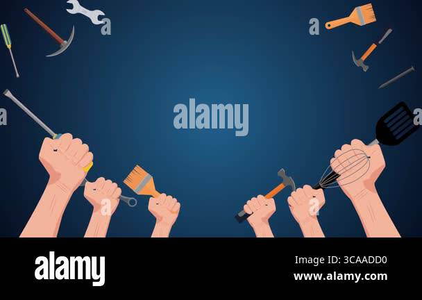 empty background space labor day animated greeting happy labor day with ...