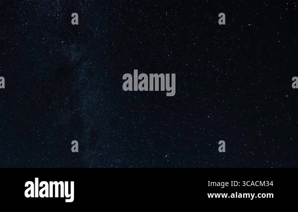 Astrophotography Milky Way Galaxy July North Sky Time Lapse Stock Video ...