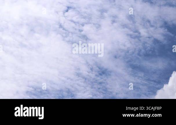 Clouds against the blue sky. Sky background. Summer. Landscape. Soft ...