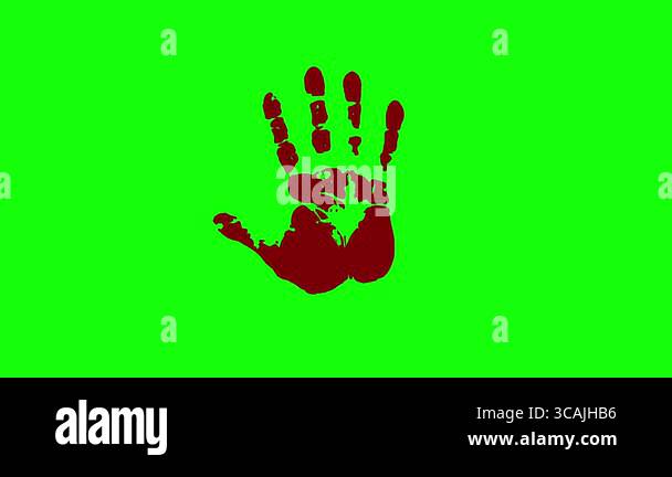 Handprint paint colors vector Stock Videos & Footage - HD and 4K Video ...