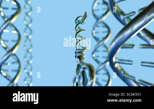 Dna structure in silver background Stock Videos & Footage - HD and 4K ...