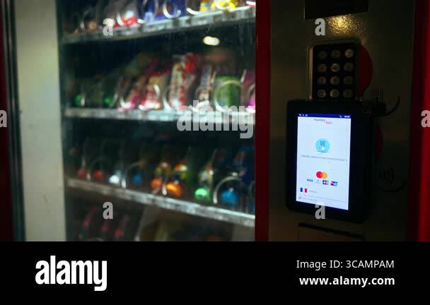 Food vending machine france Stock Videos & Footage - HD and 4K Video ...