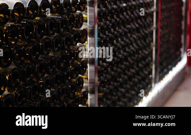 Multiple rows wine bottles Stock Videos & Footage - HD and 4K Video ...