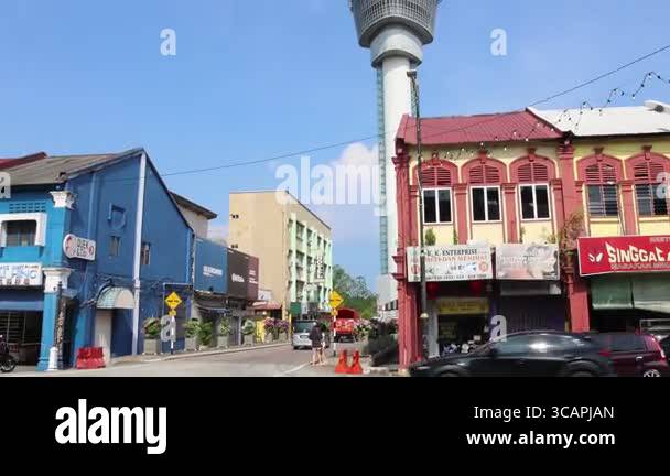 Kuantan, Malaysia- 13 Jun 2025: Street view of Kuantan town in Malaysia ...