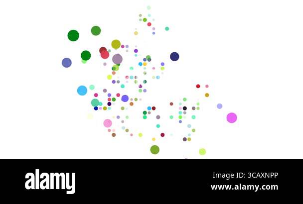 Digital Dot Pattern Forms Denmark Map Stock Video Footage - Alamy
