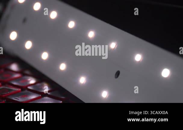 Switching On LED Lights, LED Light Activation, Bright LED Lights ...