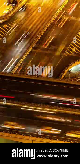 Timelapse of the Beijing city and traffic from a high vantage point in ...