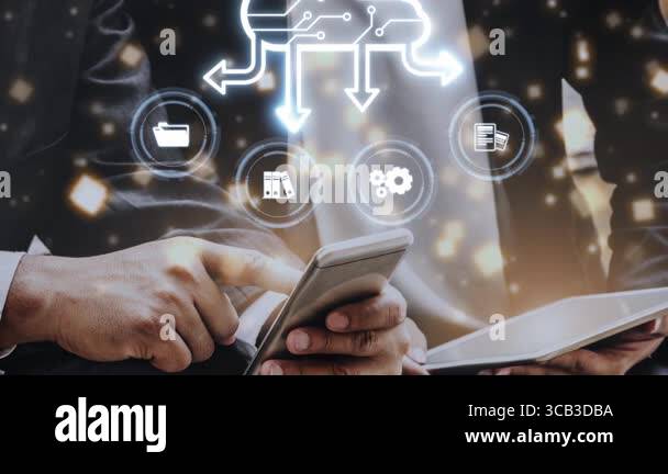 Cloud computing, cloud strategy, and cloud technology transforming digital infrastructure with ...