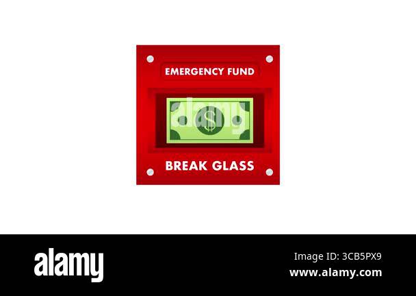 Emergency fund box displays changing background colors from white to ...