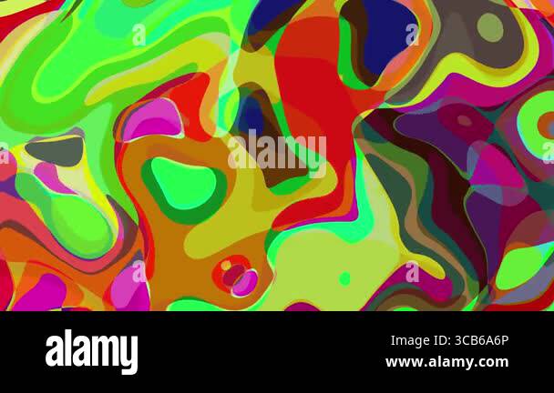Colorful Abstract background animation video, Seamless looping motion ...