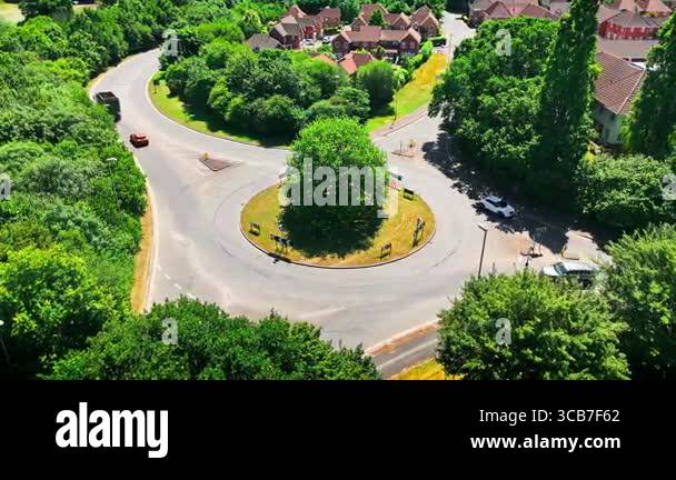 Left driving roundabout Stock Videos & Footage - HD and 4K Video Clips ...