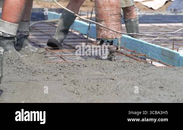 Detail reinforced concrete slab Stock Videos & Footage - HD and 4K ...