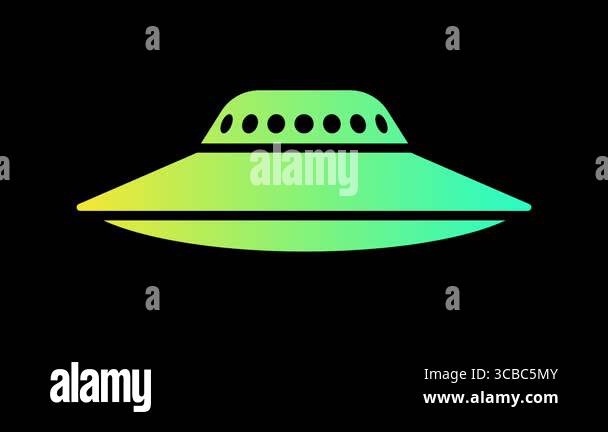 UFO Spaceship Arrival with Alien Face Reveal Extraterrestrial Encounter ...