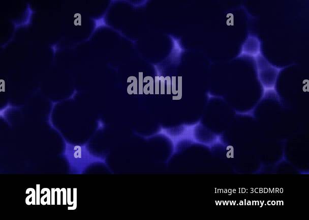 Abstract background with morphing blobs or dividing cells visualization in radiographic style ...