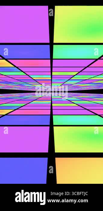 a multi colored image of a line of lines Stock Video Footage - Alamy
