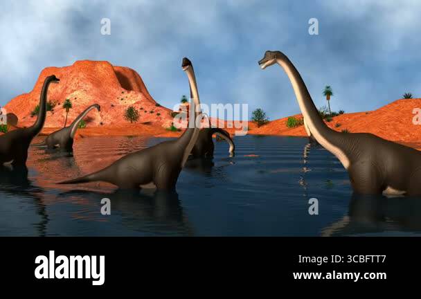 Prehistoric dinosaurs in jurassic Stock Videos & Footage - HD and 4K ...
