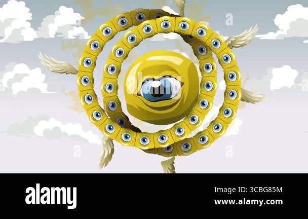 biblical accurate ophanim god angel Stock Video Footage - Alamy