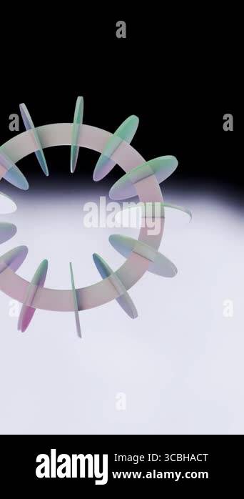 Abstract Scene Glass Refractions 3D Loop Stock Video Footage - Alamy