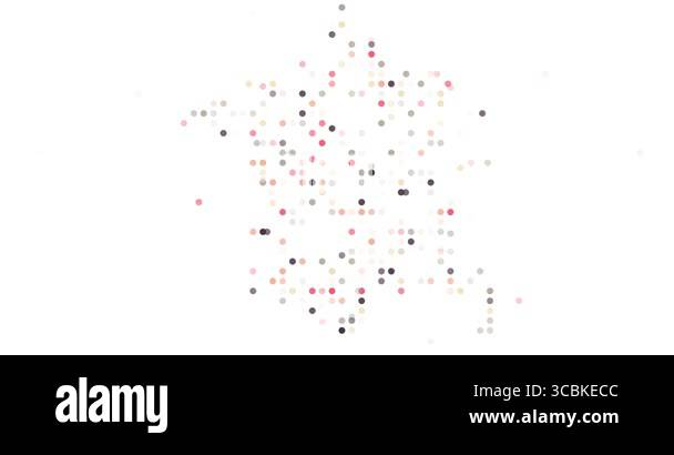 Motion Dots Generate France Outline Stock Video Footage - Alamy
