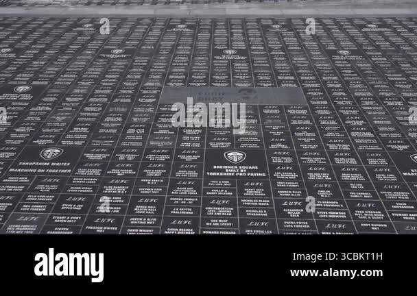 LEEDS, UK - JUNE 12, 2025 - Bremner Square at Leeds United Football ...