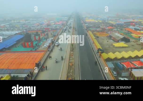 Prayagraj, Uttar Pradesh, India, A View of Mahakumbh 2025 Prayagraj ...