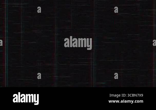 VHS Video Background with Glitch and Noise Effects, Retro VHS Tape ...