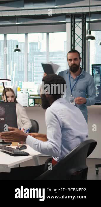Vertical video Programmer requests help from team leader to fix hacking ...