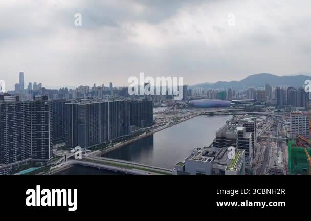 Scenic View of Hong Hom Bay with Urban Waterfront July 6 2025 Stock ...