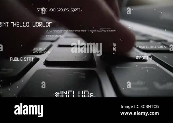 Creative visual of computer programming coding and software development ...