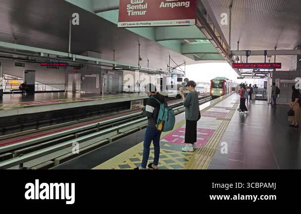 Kuala Lumpur, Malaysia. July 01,2025: Incoming and outcoming the KLCC ...