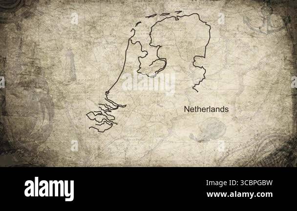 Historical netherlands map Stock Videos & Footage - HD and 4K Video ...