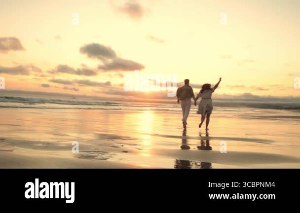 Romantic couple running on Stock Videos & Footage - HD and 4K Video ...