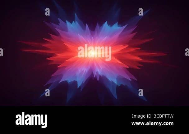 A vibrant display of energy unfolds, with radiant light and shifting ...