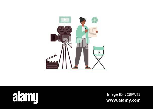 Female business animation director Stock Videos & Footage - HD and 4K ...
