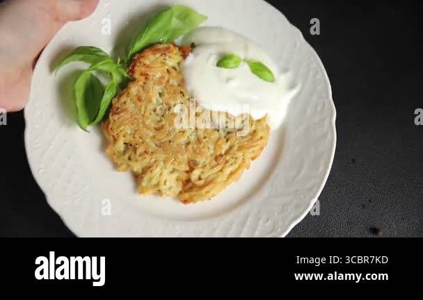 Potato pancakes drainiki potato cutlets vegetable dish fresh delicious ...