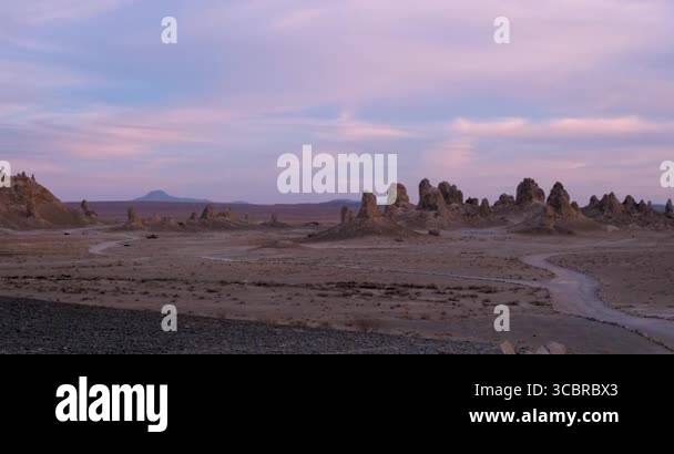 Landforms of Trona pinnacles, Located at Searles valley in California ...