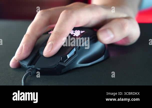 Hand using gaming mouse rgb Stock Videos & Footage - HD and 4K Video ...